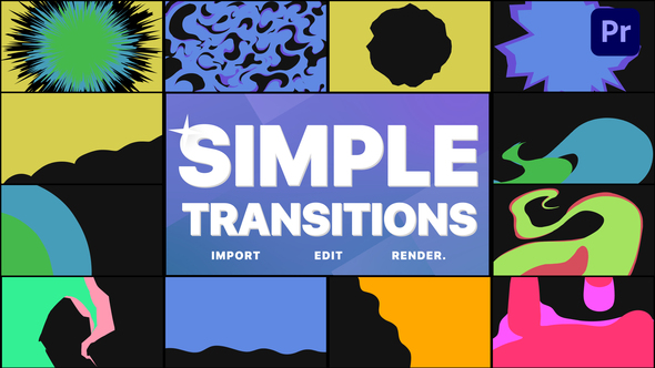 Simple Transitions | Premiere Pro, Premiere Pro Templates | VideoHive