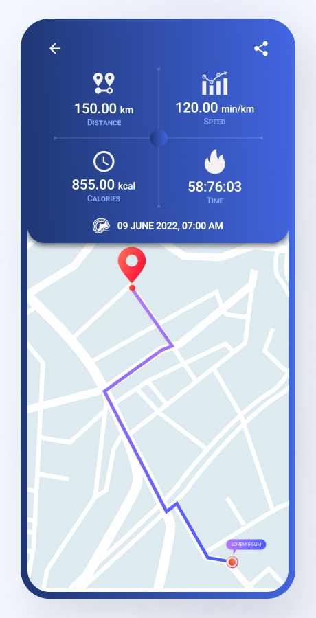 Run Tracker - iOS Native Mobile App (20 Languages) by Shreyanshi_Infotech