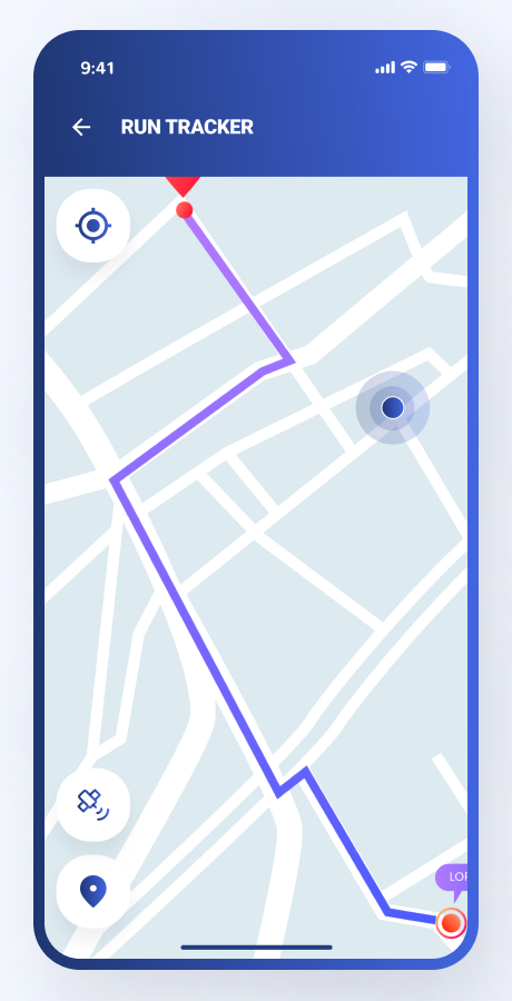 Run Tracker - iOS Native Mobile App (20 Languages) by Shreyanshi_Infotech