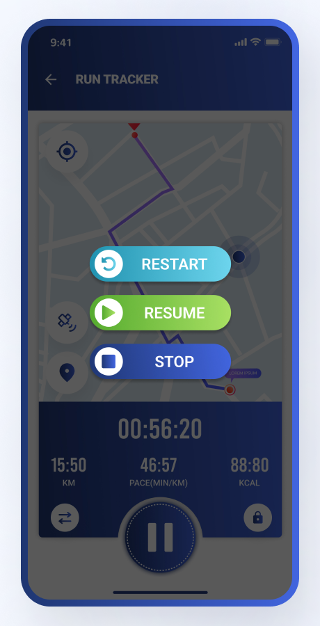 Run Tracker - iOS Native Mobile App (20 Languages) by Shreyanshi_Infotech