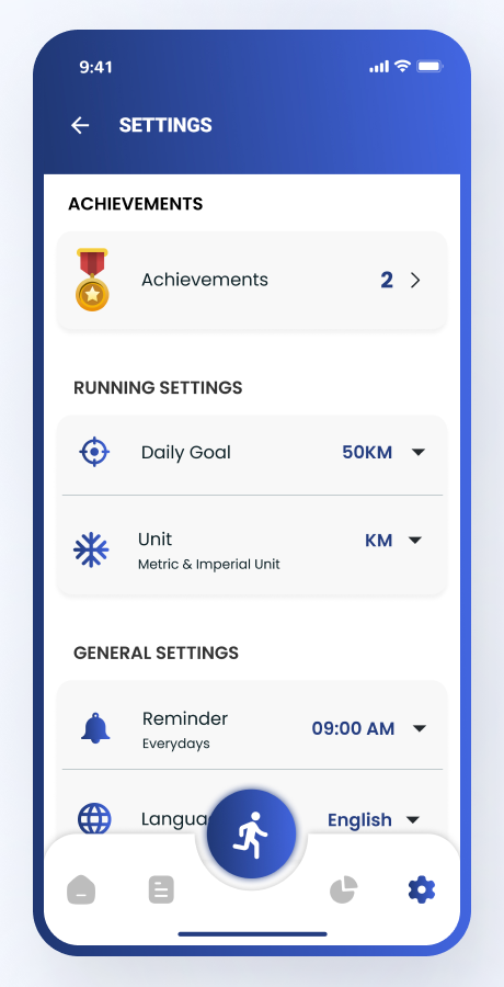 Run Tracker - iOS Native Mobile App (20 Languages) by Shreyanshi_Infotech