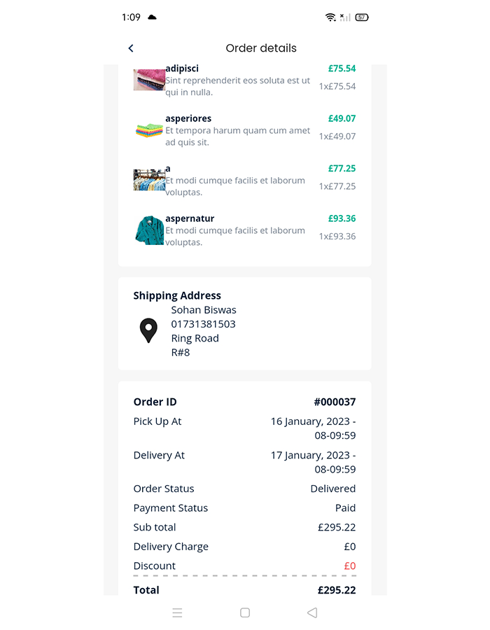 Best Laundry Flutter Mobile App with Admin panel | laundry booking ...
