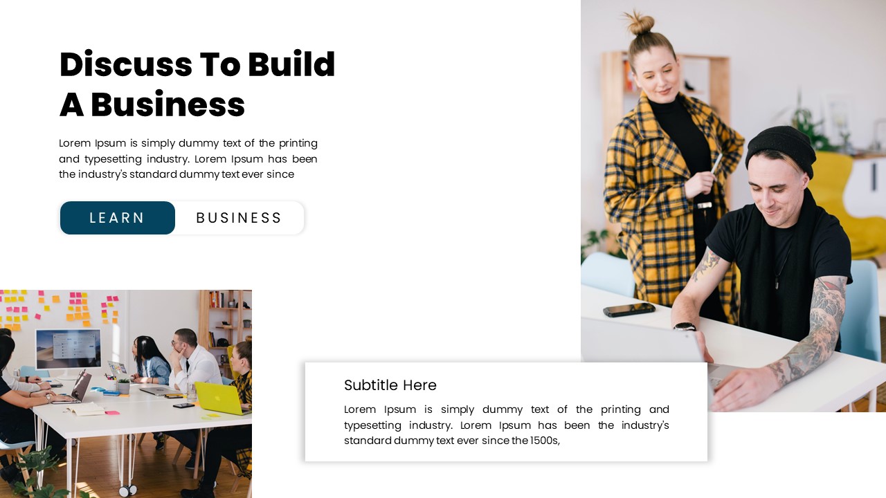 Creative Webinar Business PowerPoint Template, Presentation Templates