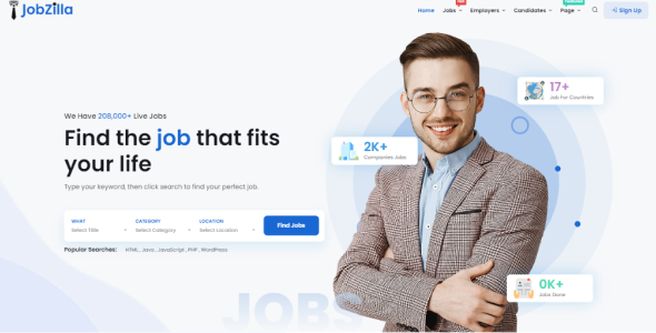 JobZilla - Job Board WordPress Theme by DexignZone | ThemeForest