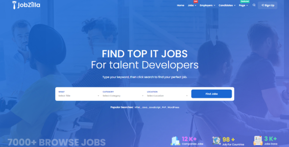 JobZilla - Job Board WordPress Theme by DexignZone | ThemeForest