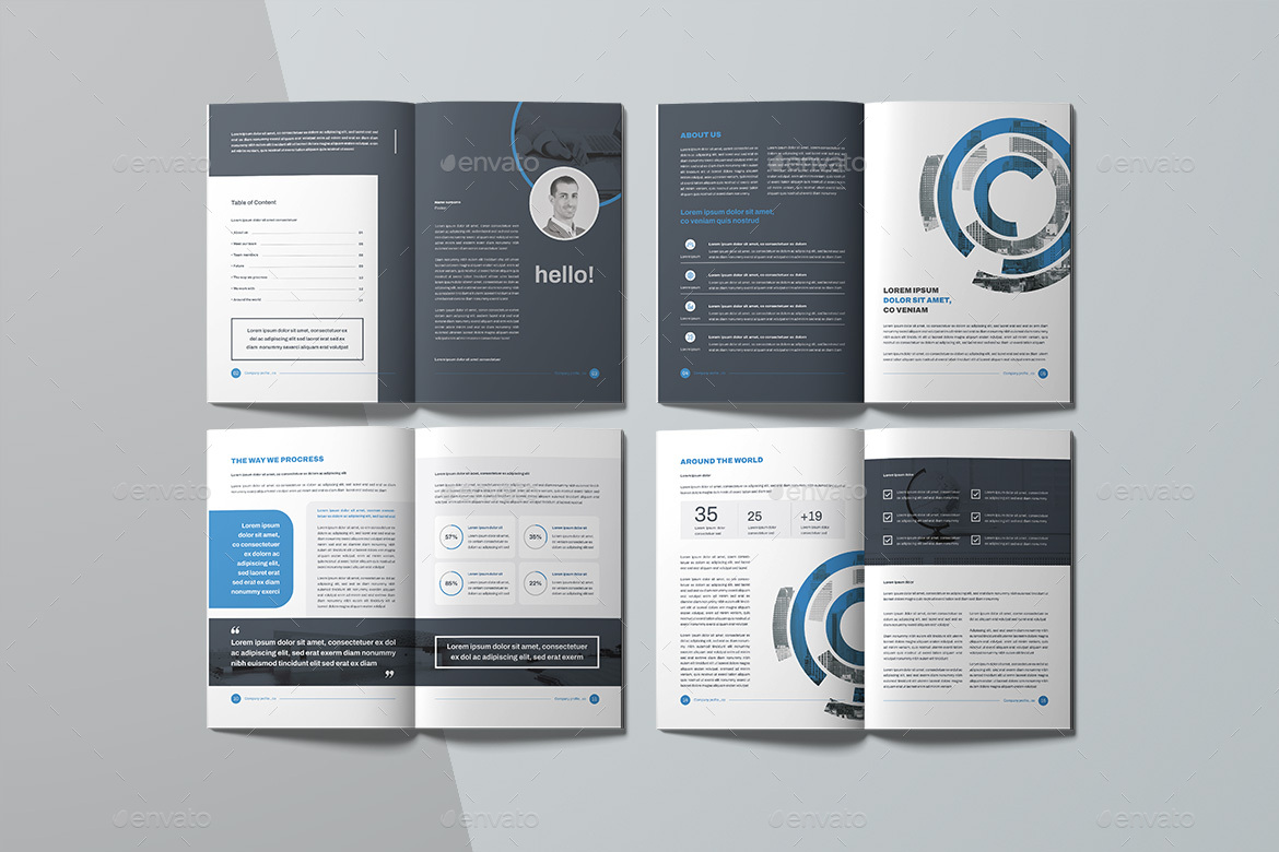 Company Profile, Print Templates | GraphicRiver