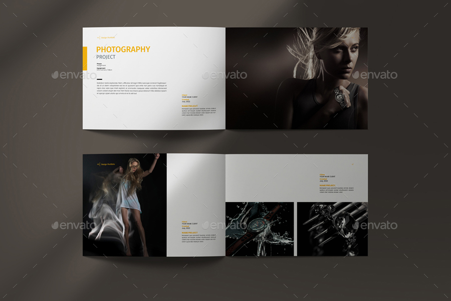 Graphic Design Portfolio Template, Print Templates | GraphicRiver