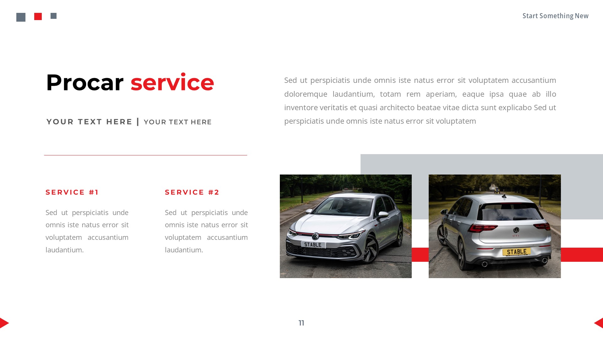 Procar - Car vehicle PowerPoint template, Presentation Templates ...