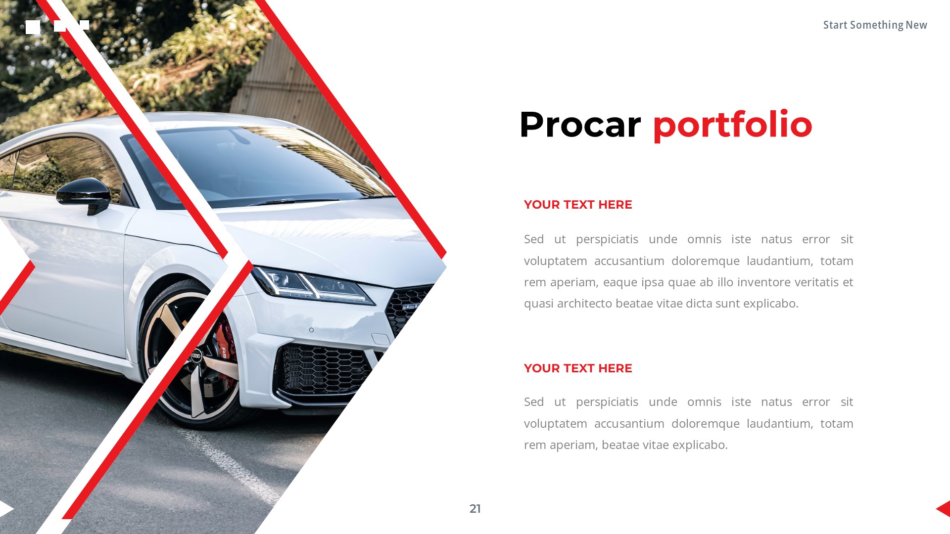 Procar - Car vehicle PowerPoint template, Presentation Templates ...