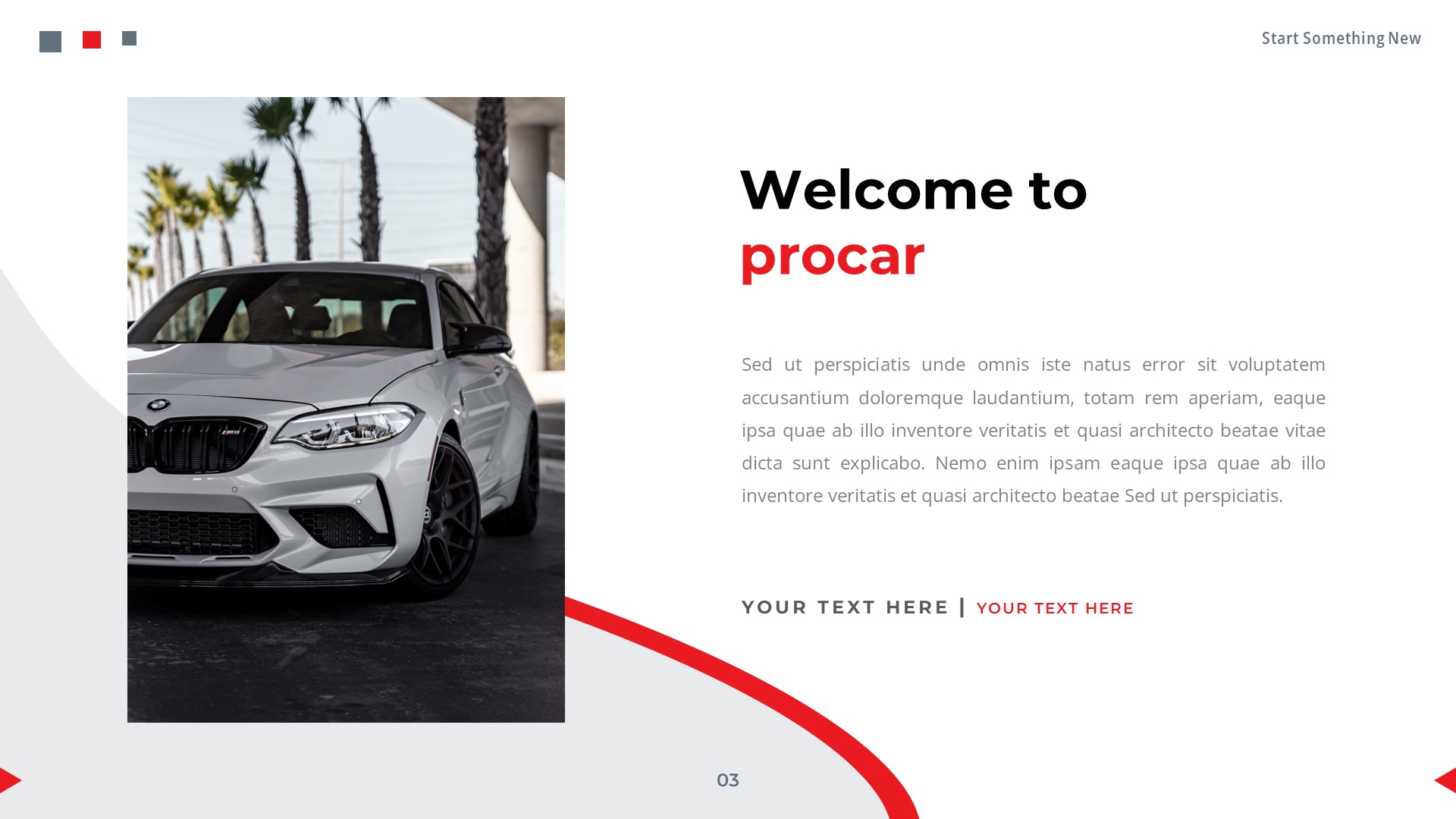Procar - Car vehicle PowerPoint template, Presentation Templates ...