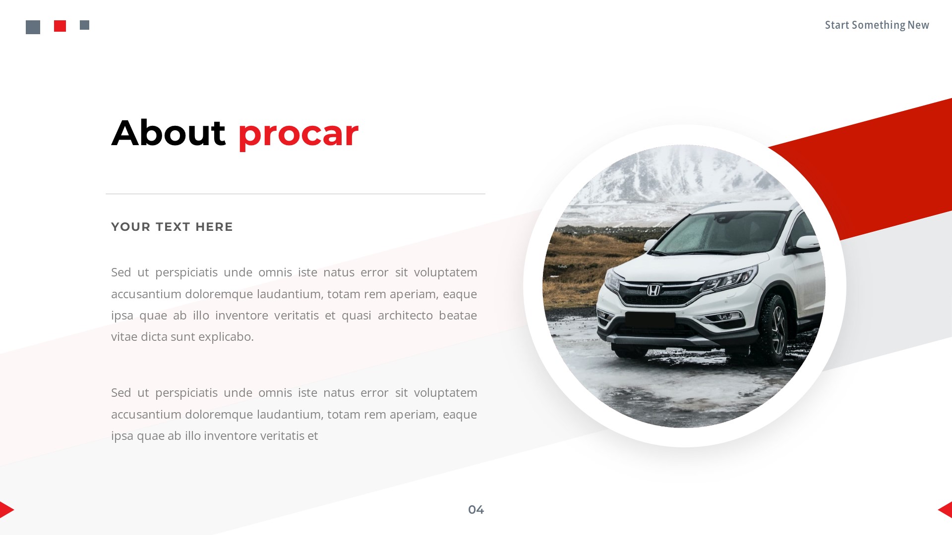 Procar - Car vehicle PowerPoint template, Presentation Templates ...