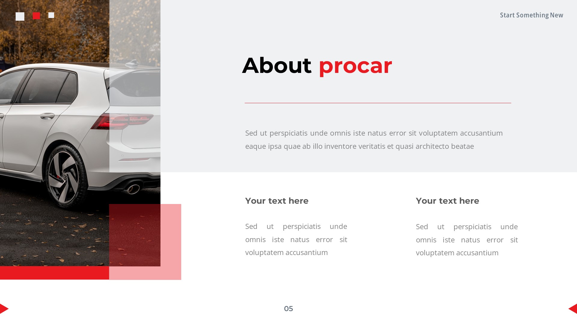 Procar - Car vehicle PowerPoint template, Presentation Templates ...