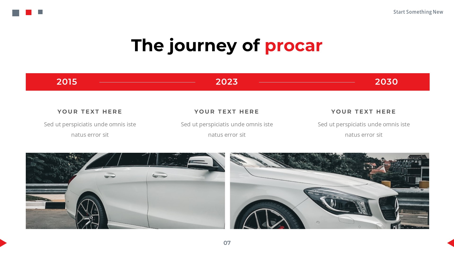 Procar - Car vehicle Google Slides template, Presentation Templates