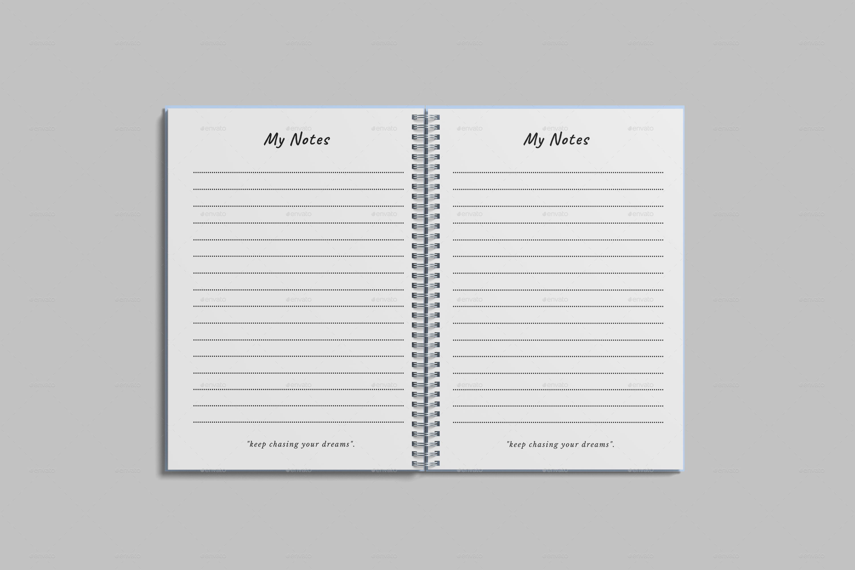 Spiral Notebook Mockup, Graphics | GraphicRiver