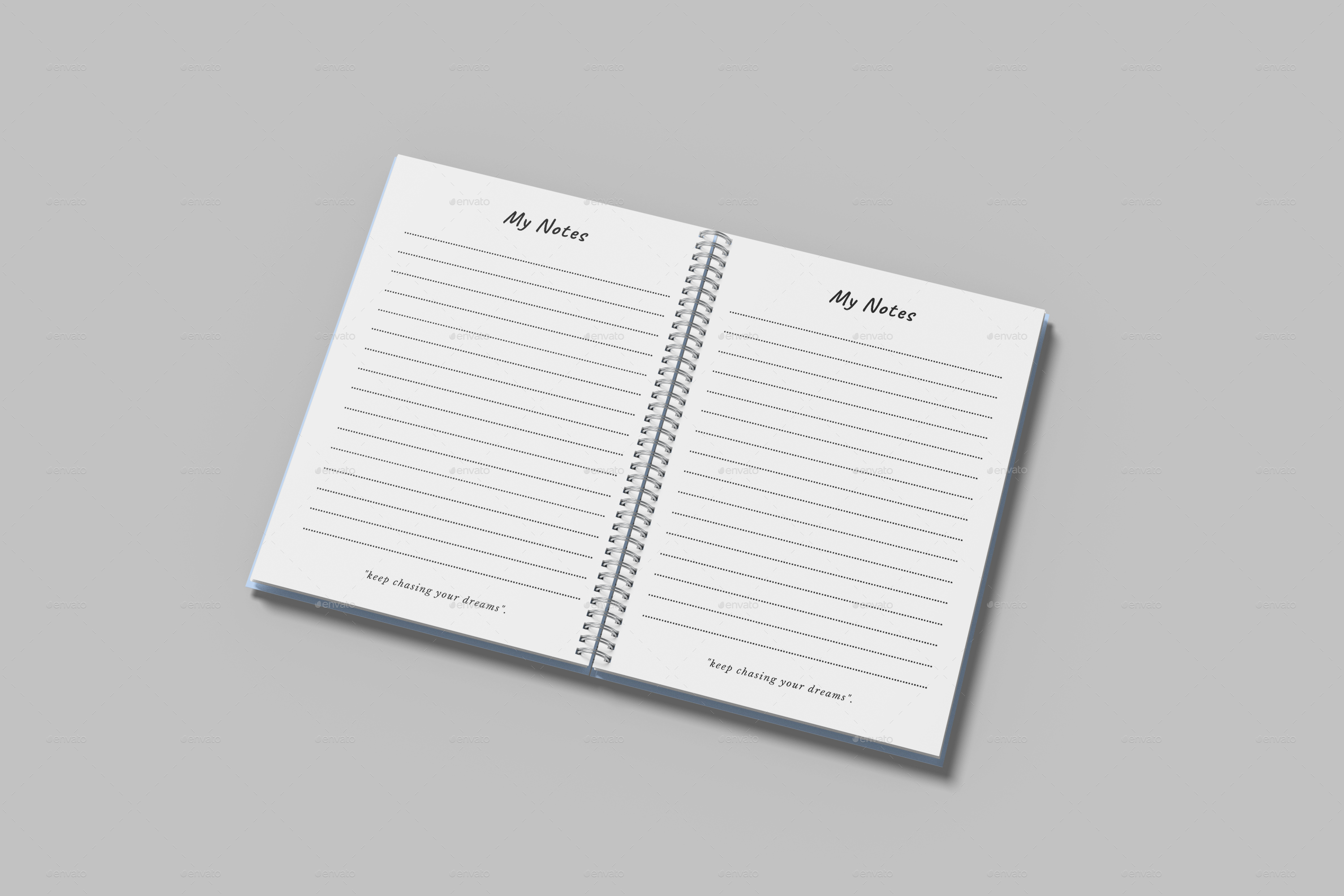 Spiral Notebook Mockup, Graphics | GraphicRiver