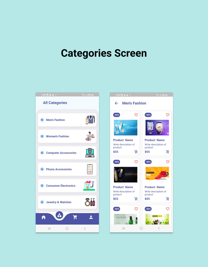 Buy and Sell Flutter Ecommerce Ui Kit by DEGITALit | CodeCanyon