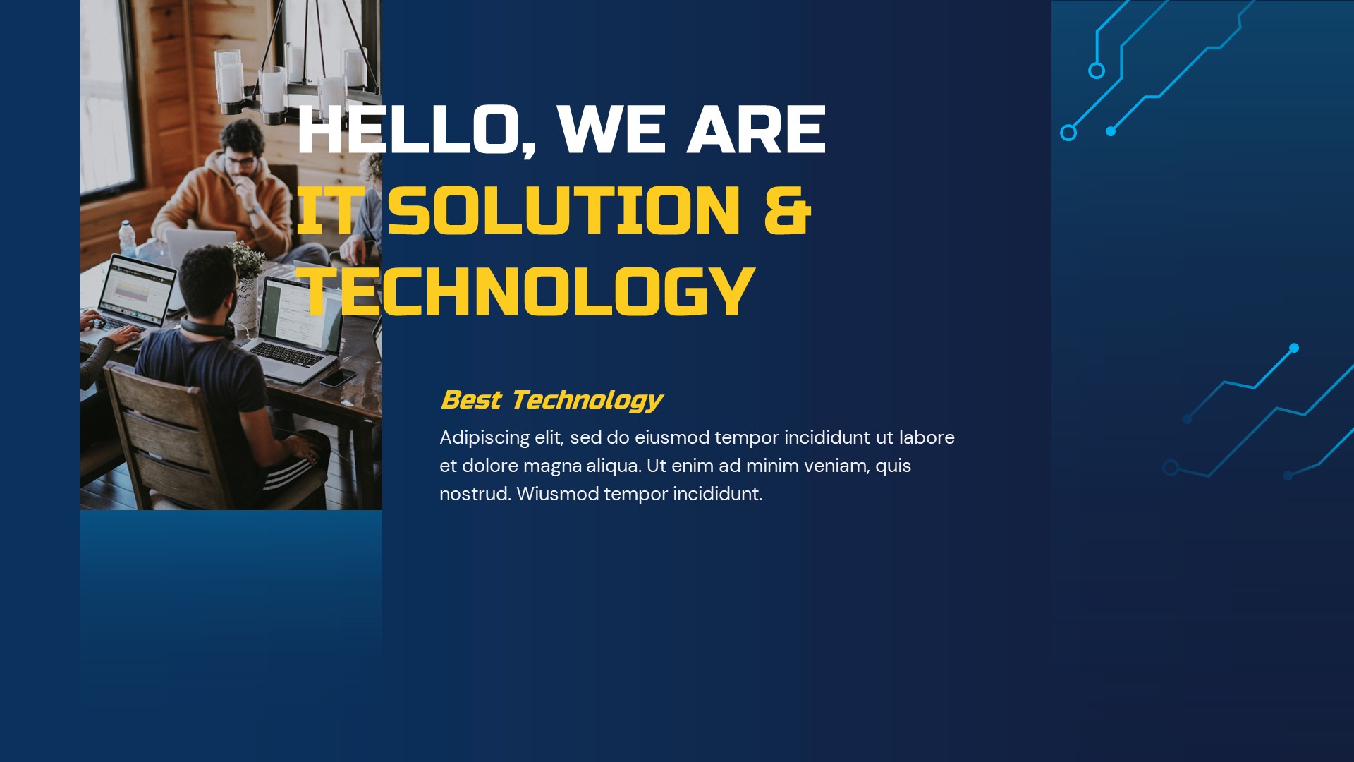GAPTECH - IT Solution & Technology Powerpoint Template, Presentation ...