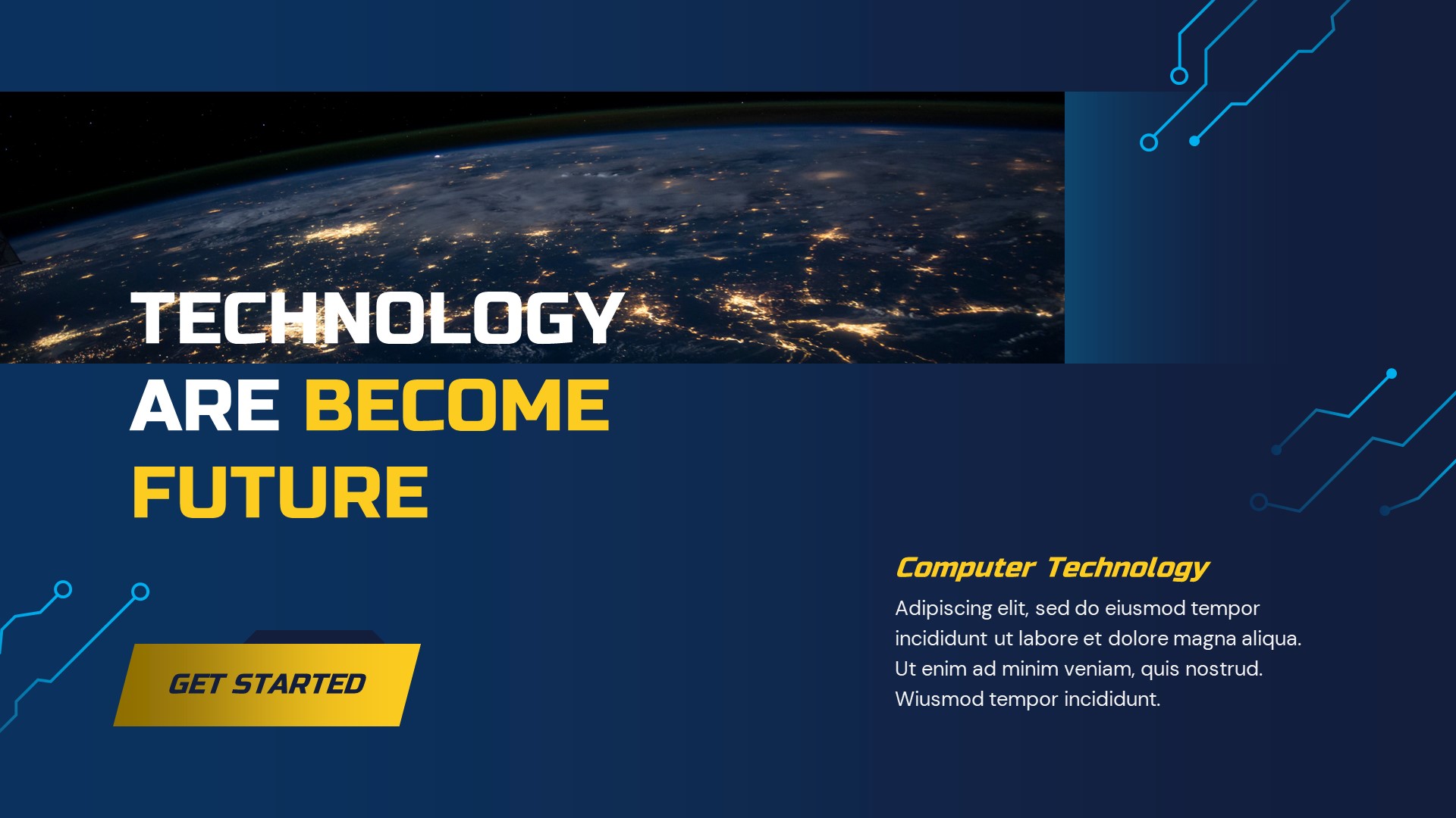 GAPTECH - IT Solution & Technology Powerpoint Template, Presentation ...