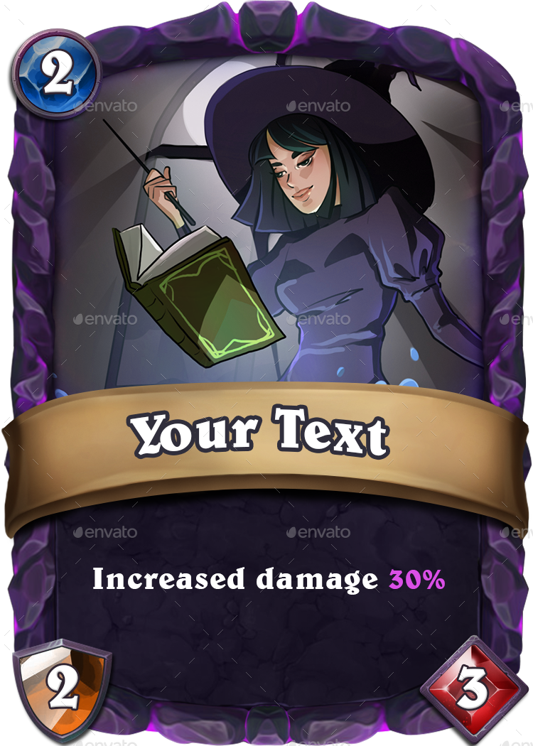 Full Project Trading Card Game Template V.3 by pakupena | GraphicRiver