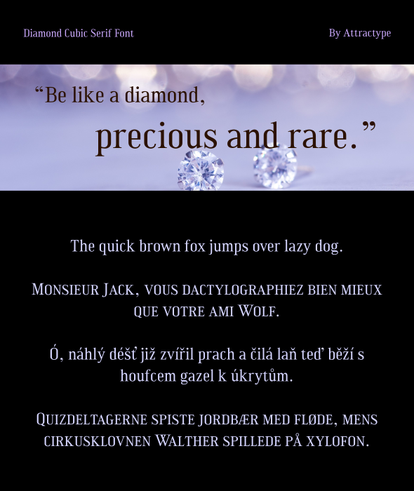 Diamond Cubic, Fonts | GraphicRiver