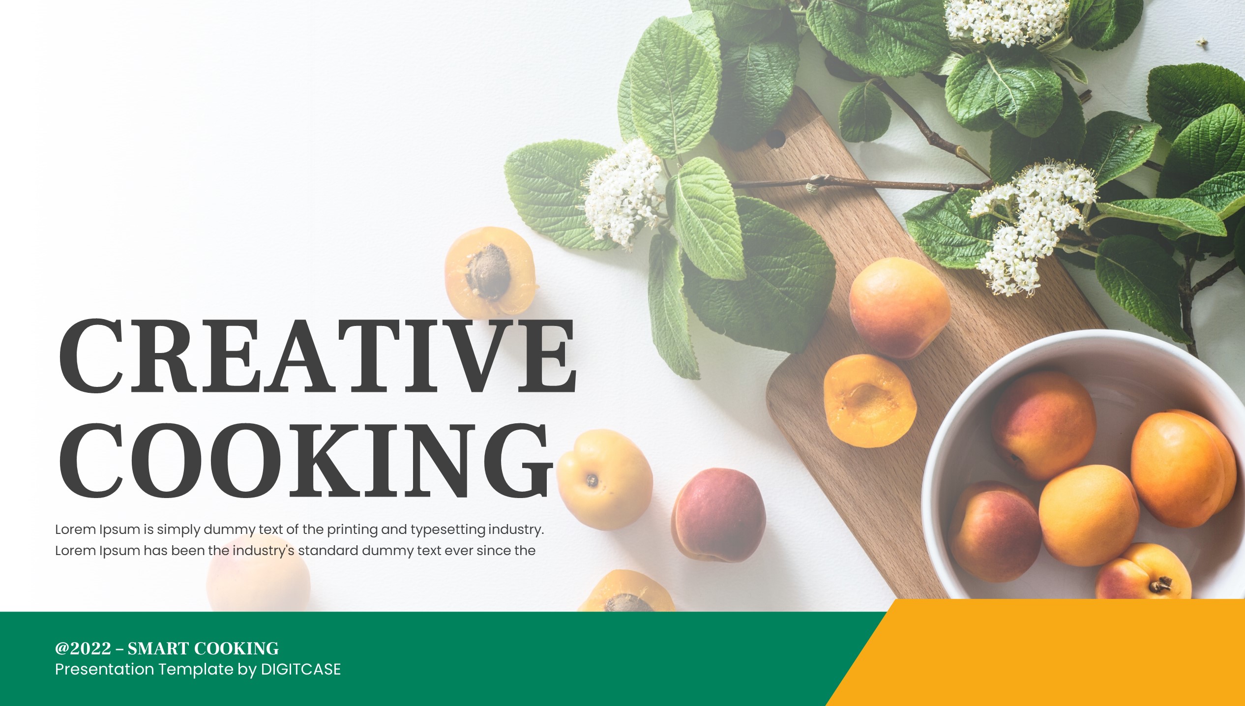 Creative Cooking Business PowerPoint Template, Presentation Templates