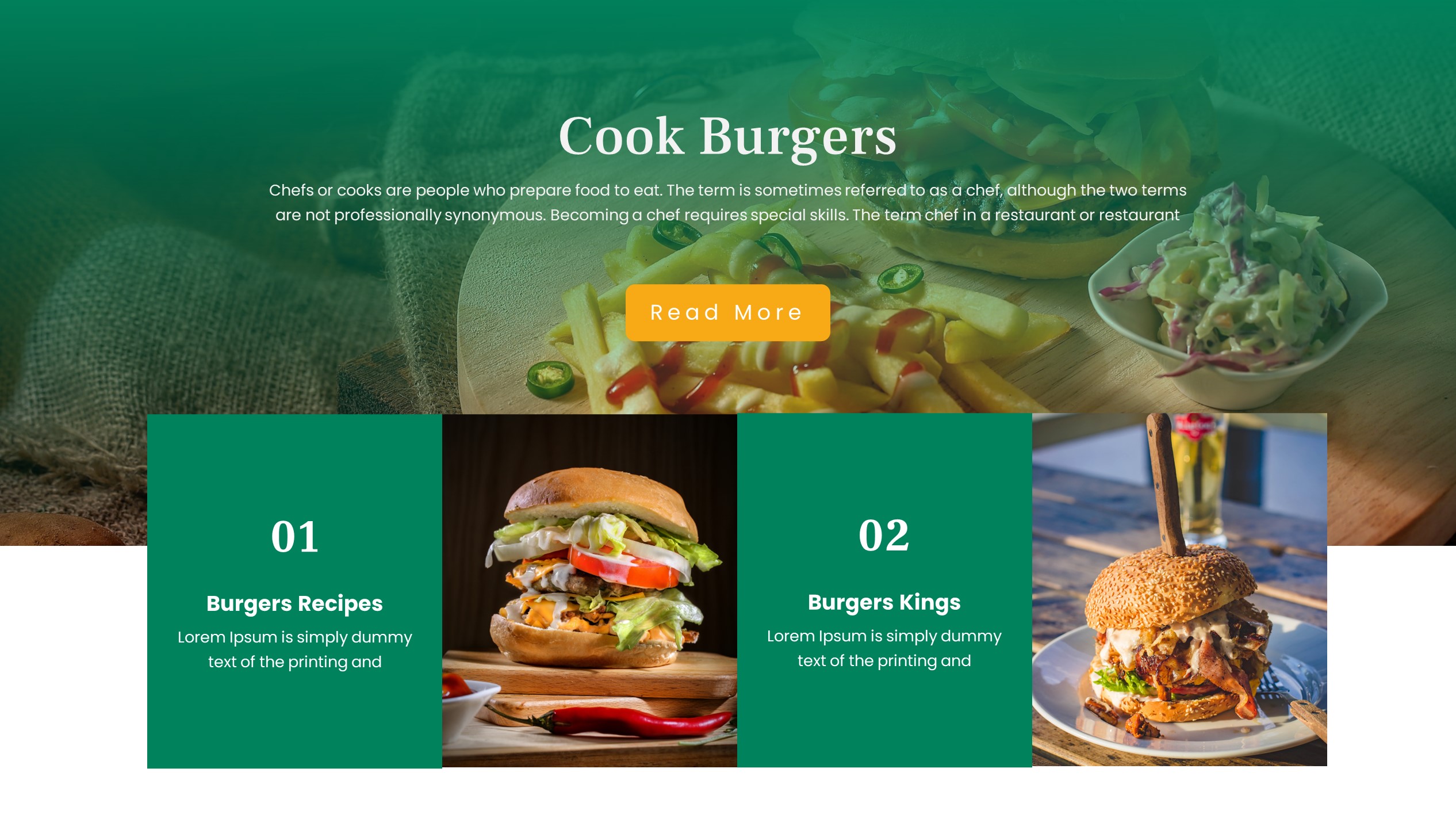 Creative Cooking Business PowerPoint Template, Presentation Templates
