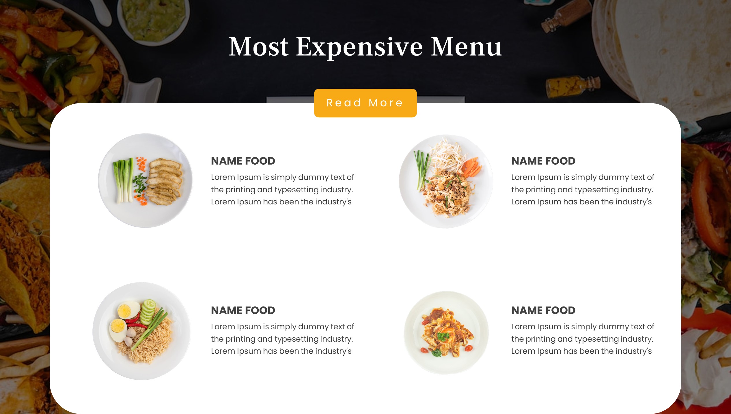 Creative Cooking Business PowerPoint Template, Presentation Templates