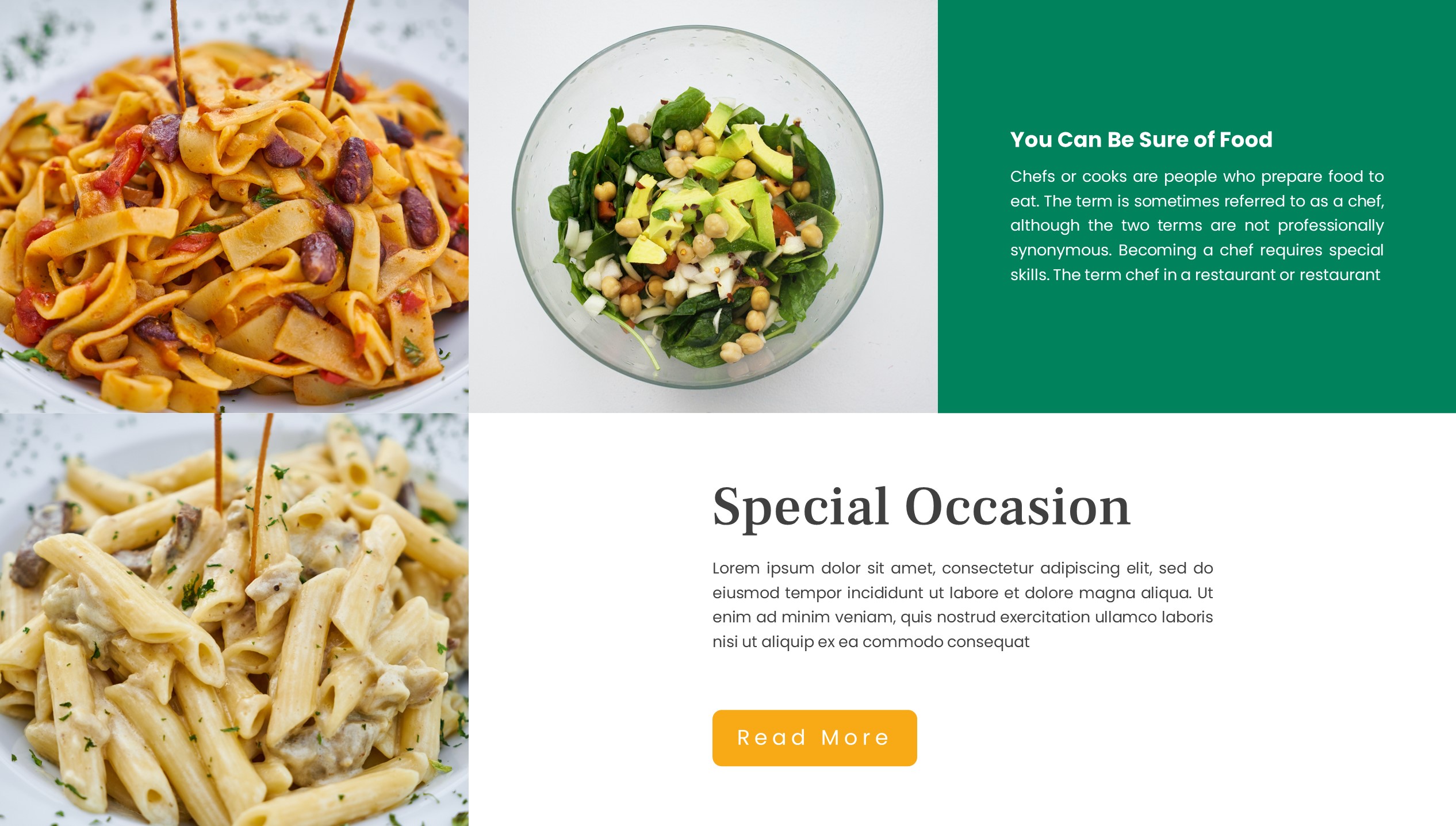 Creative Cooking Business PowerPoint Template, Presentation Templates