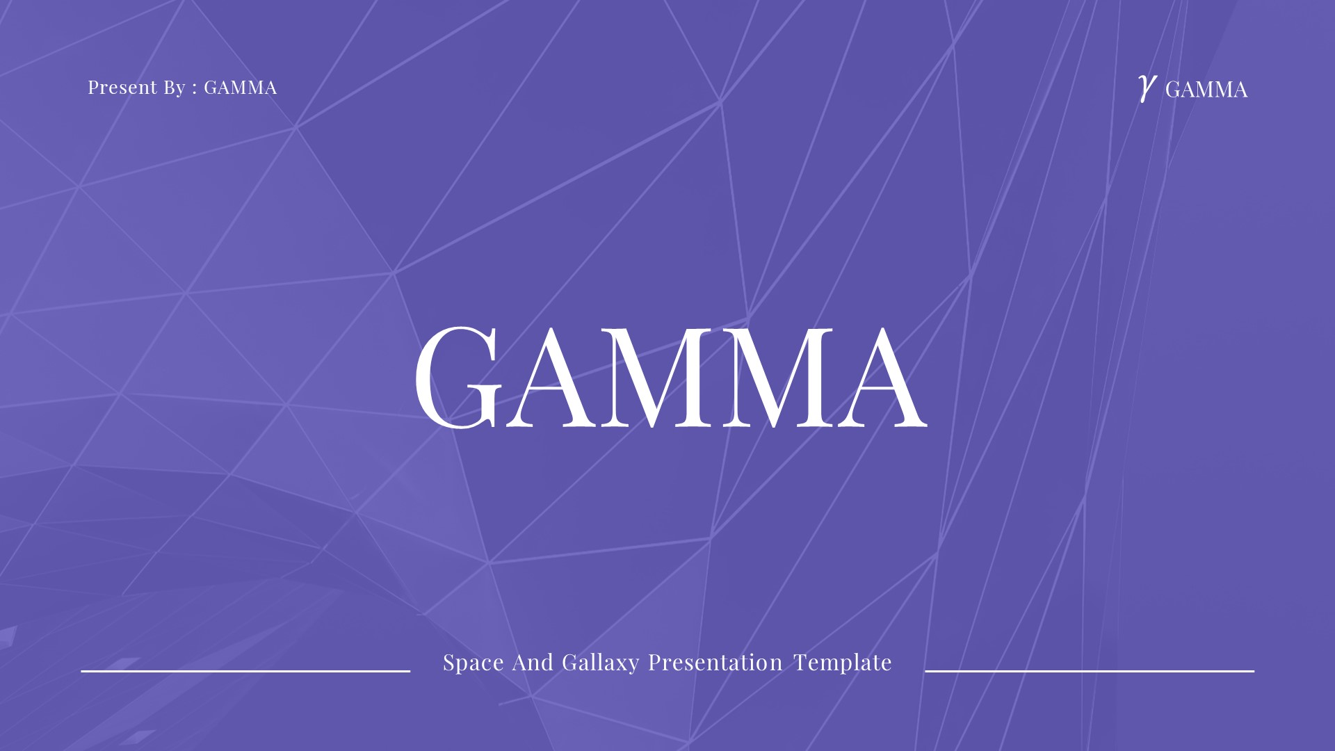 Gamma – Space Powerpoint Template, Presentation Templates | GraphicRiver