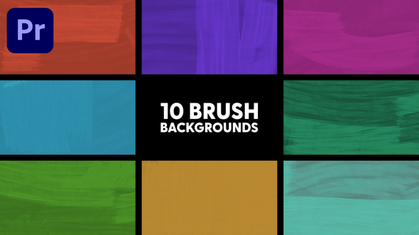 Brush Backgrounds, Premiere Pro Templates | VideoHive