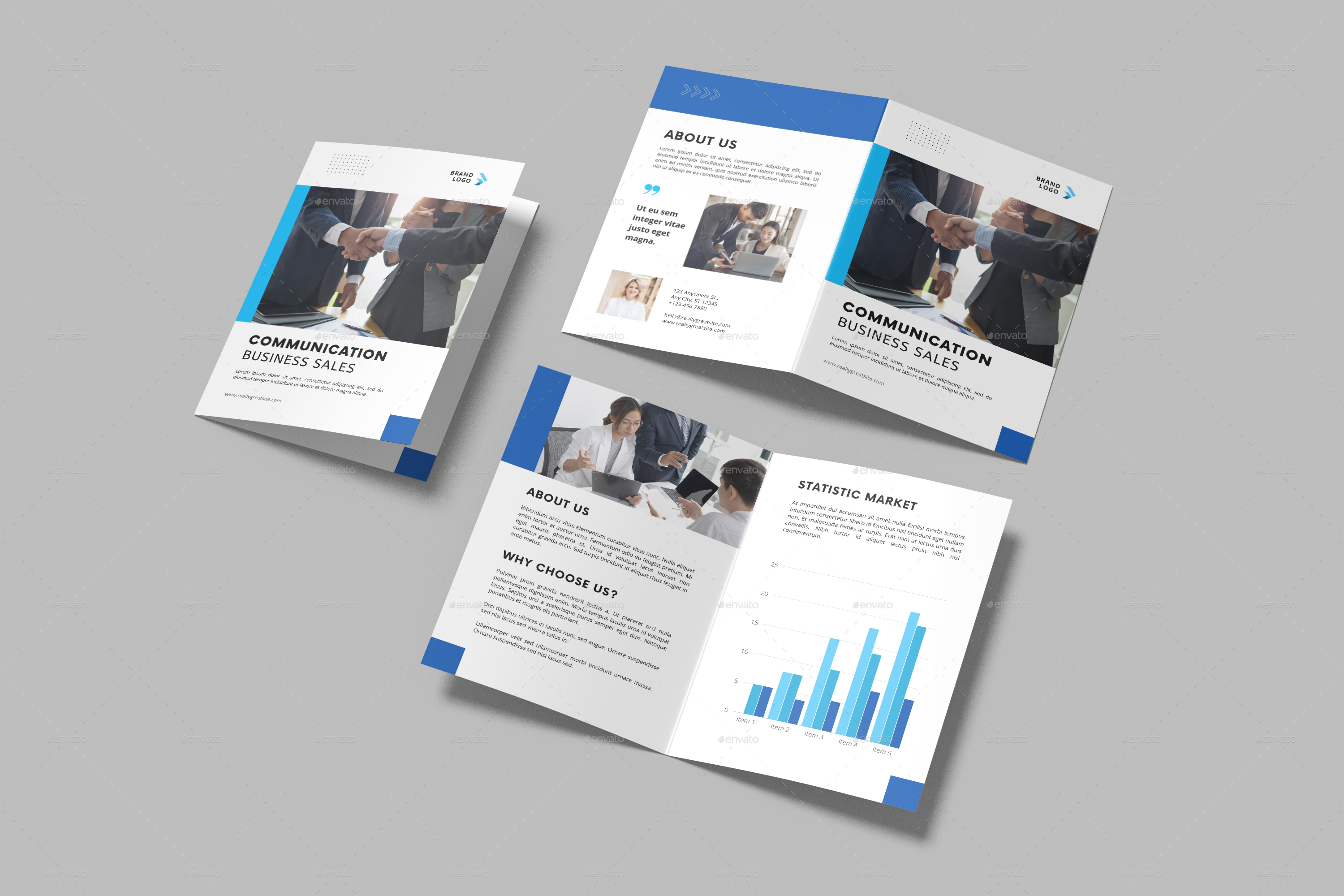 A5 Bifold Brochure Mockup, Graphics | GraphicRiver