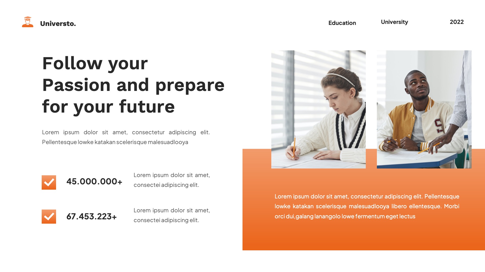 Universto - University and Education Powerpoint Template, Presentation ...