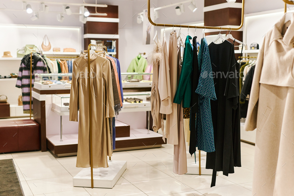 Background image of clothing boutique interior shopping mall Stock ...