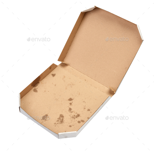 pizza box food cardboard delivery package meal dinner lunch Stock Photo ...