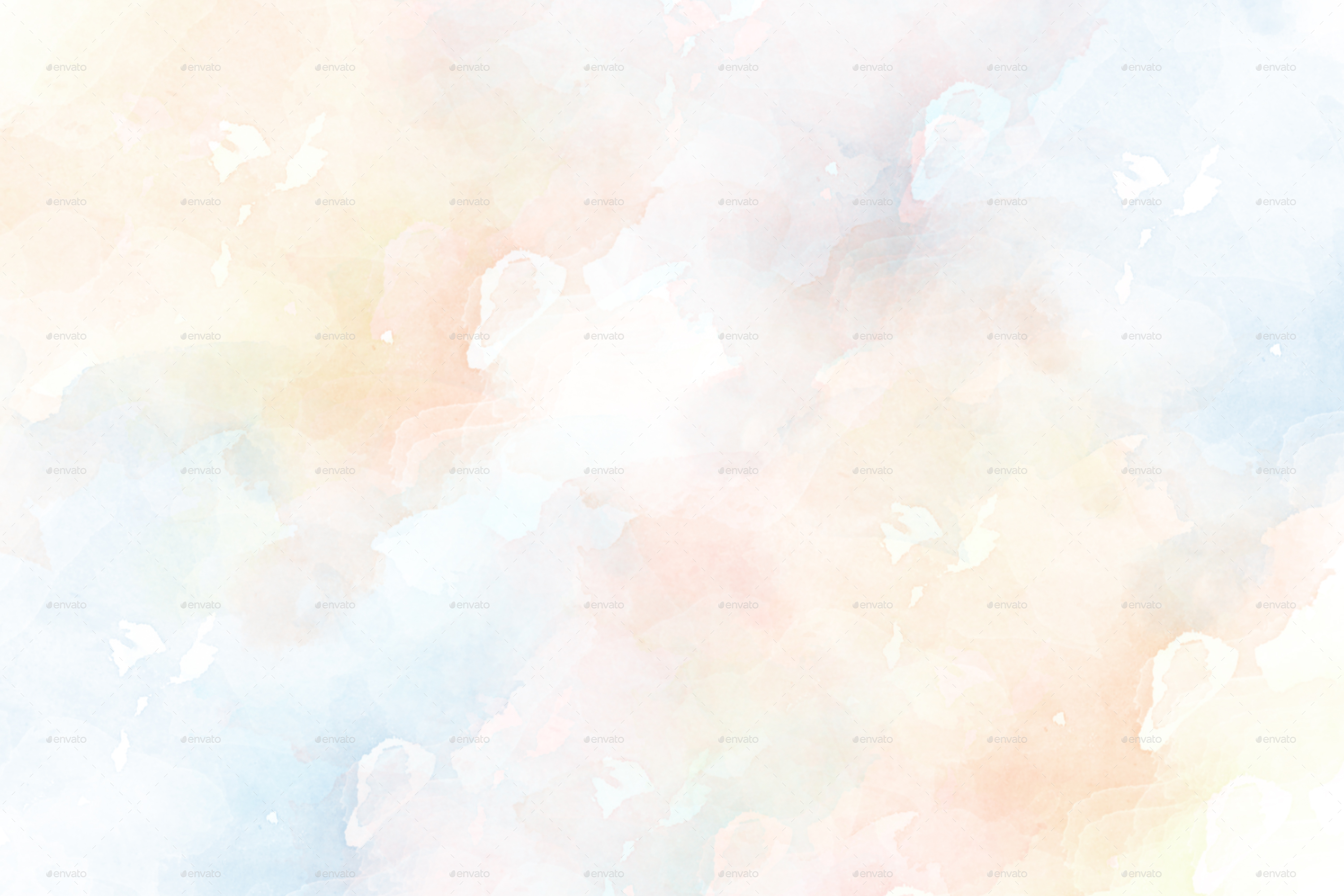 Watercolor Background With Pastel Color, Graphics | GraphicRiver