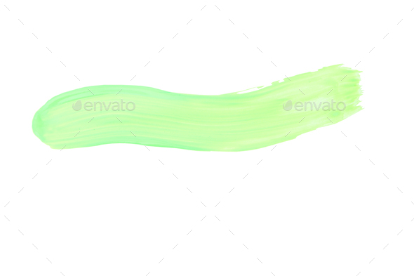 Concept of paints, paint smear isolated on white background Stock Photo ...