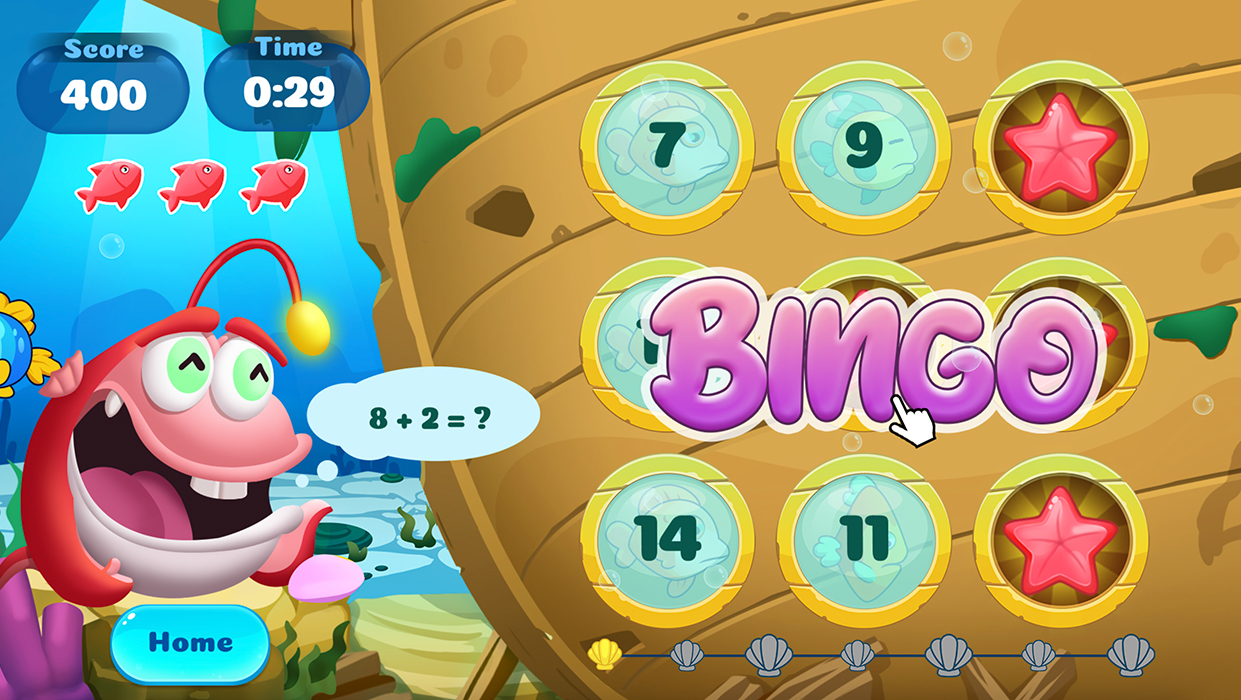 Rescue Me - Math Bingo Arcade Game (Construct) by mazaplabs | CodeCanyon