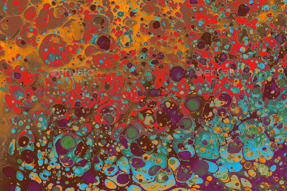 Abstract painting with a mixture of different colors- perfect for ...