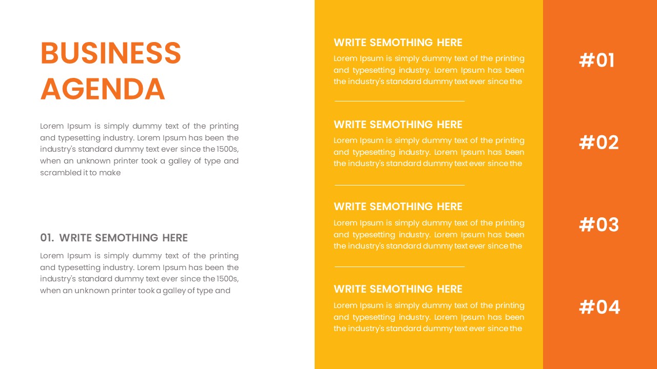 Yellow Business PowerPoint Template, Presentation Templates | GraphicRiver