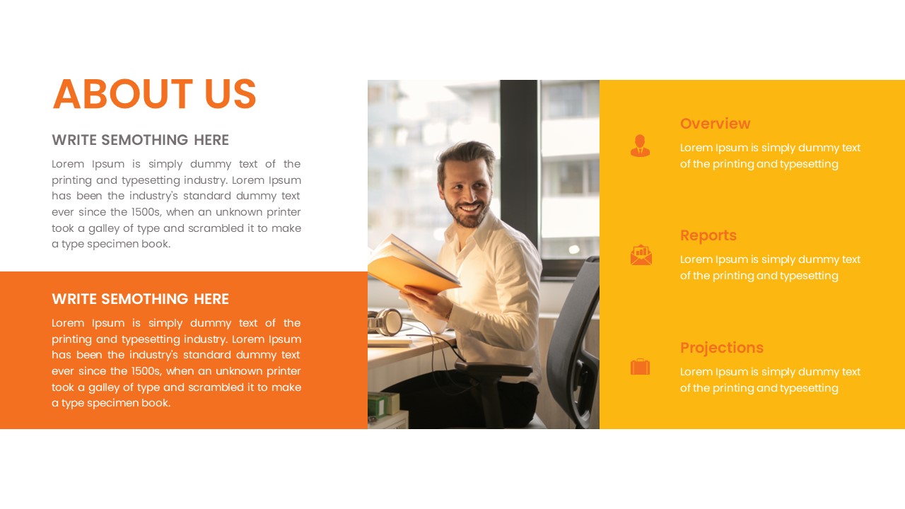 Yellow Business PowerPoint Template, Presentation Templates | GraphicRiver