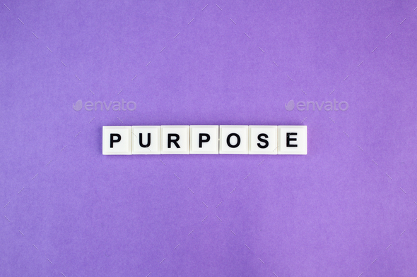 letters of the alphabet with the word Purpose Stock Photo by fauziEv8