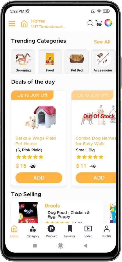 Pets Care - Pet Products | Pets Care React Native iOS/Android App ...