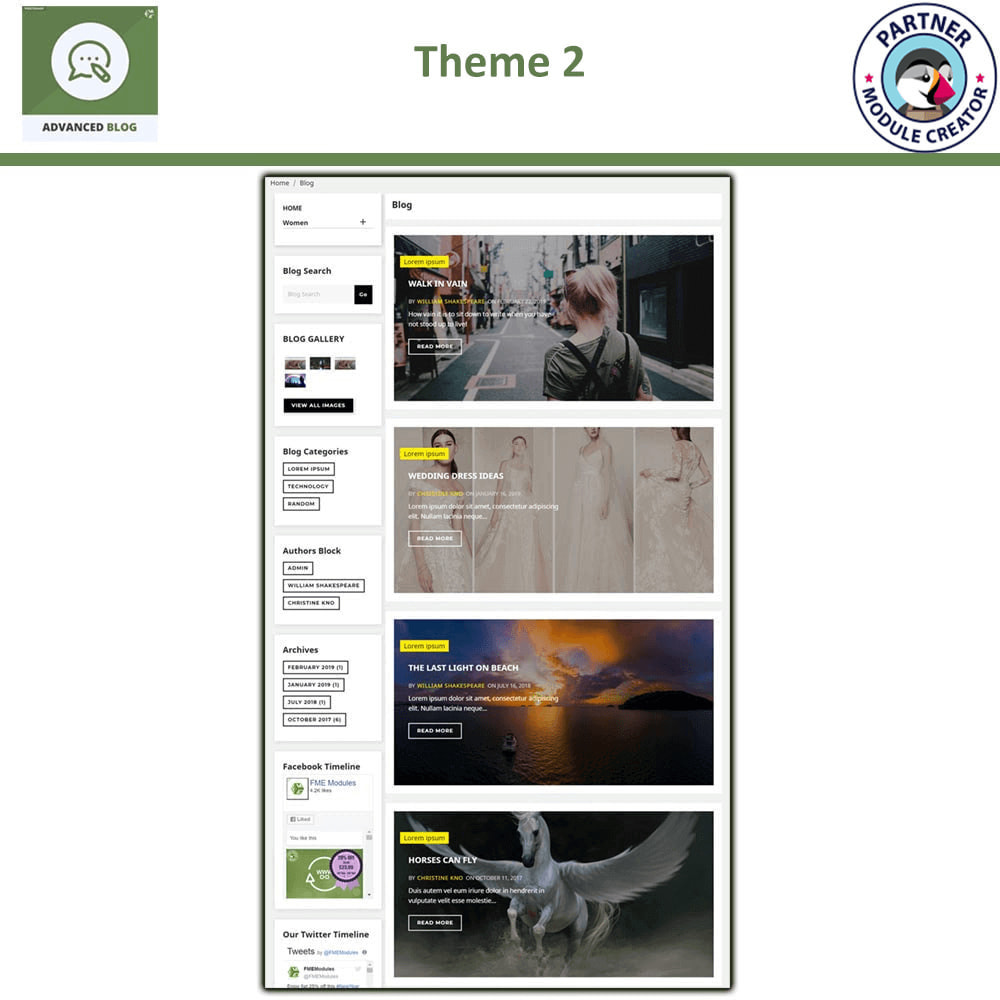 Prestashop Blog Module - Responsive & SEO Friendly Blog by fmemodules