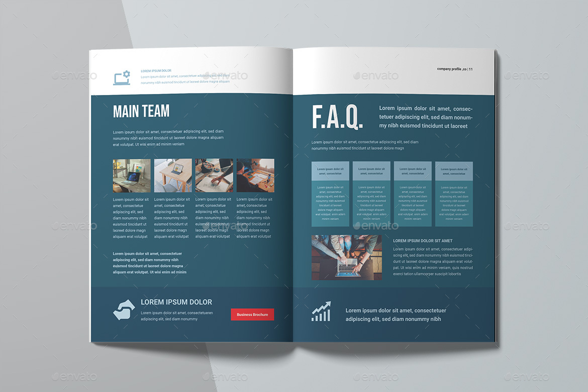 Company Profile, Print Templates | GraphicRiver