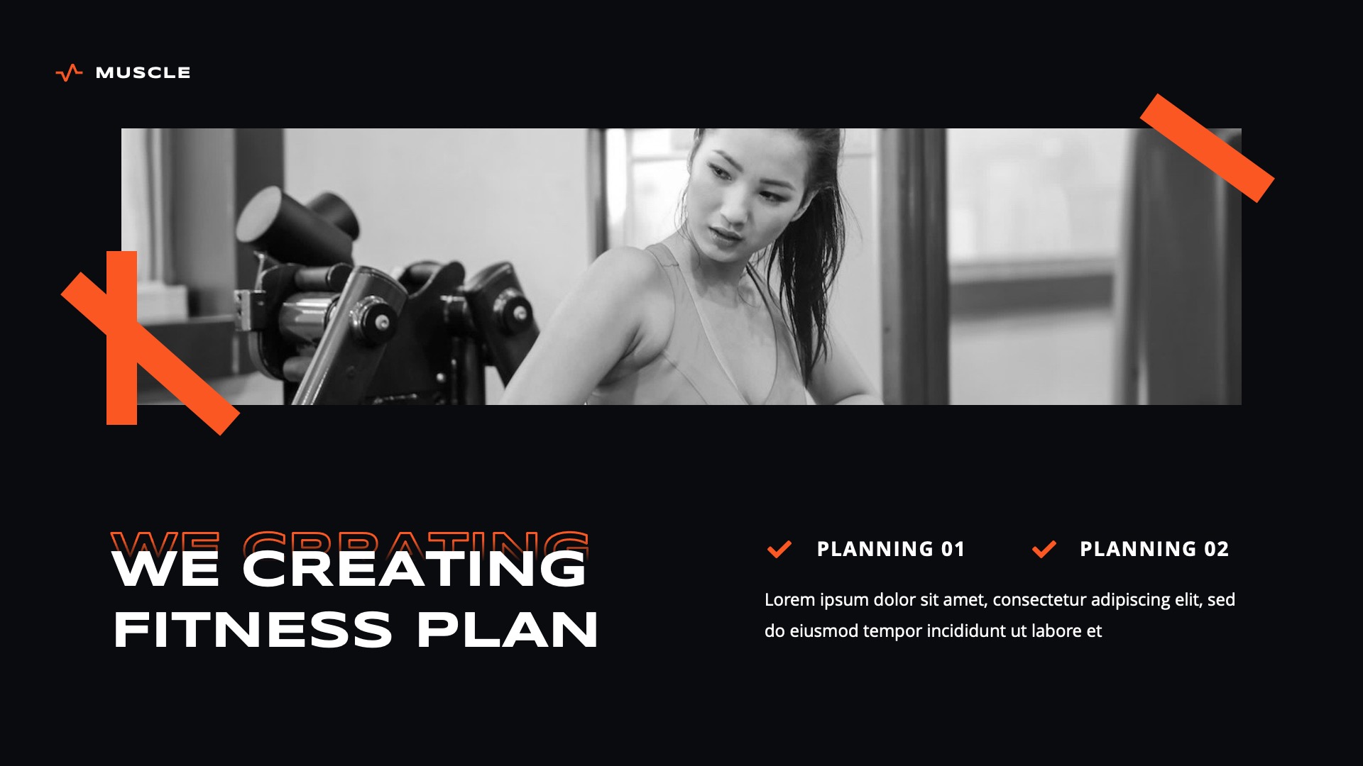 Muscle - Gym and Fitness Presentation PowerPoint, Presentation Templates