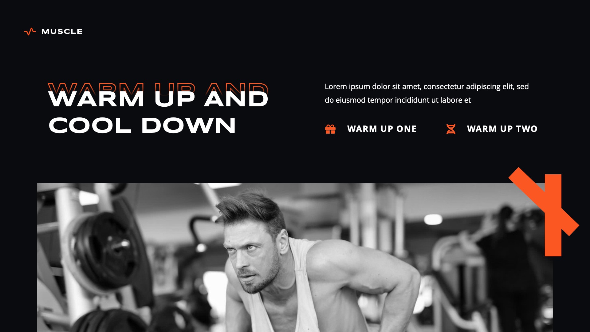 Muscle - Gym and Fitness Presentation PowerPoint, Presentation Templates