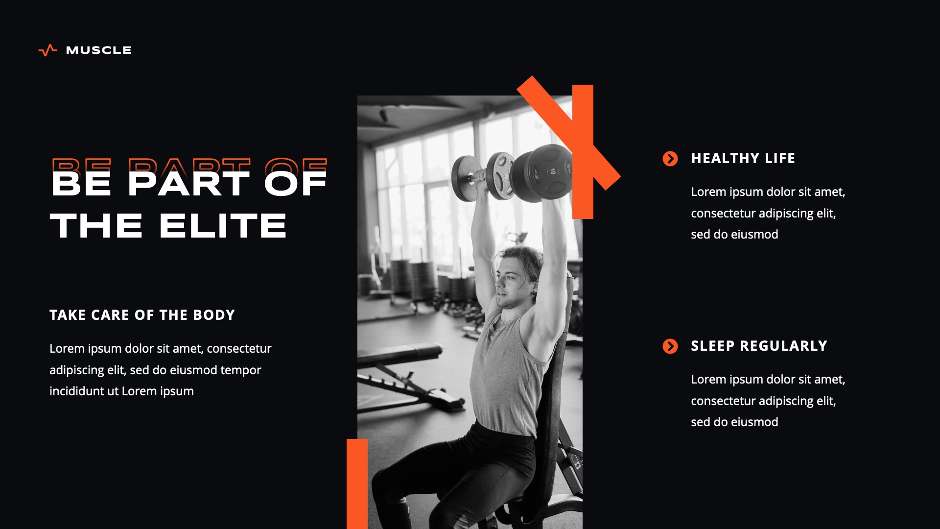 Muscle - Gym and Fitness Presentation Keynote, Presentation Templates