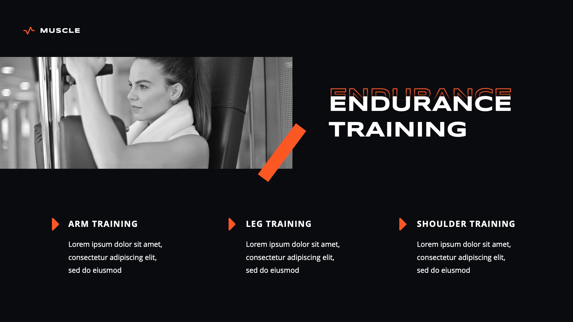 Muscle - Gym and Fitness Presentation Keynote, Presentation Templates