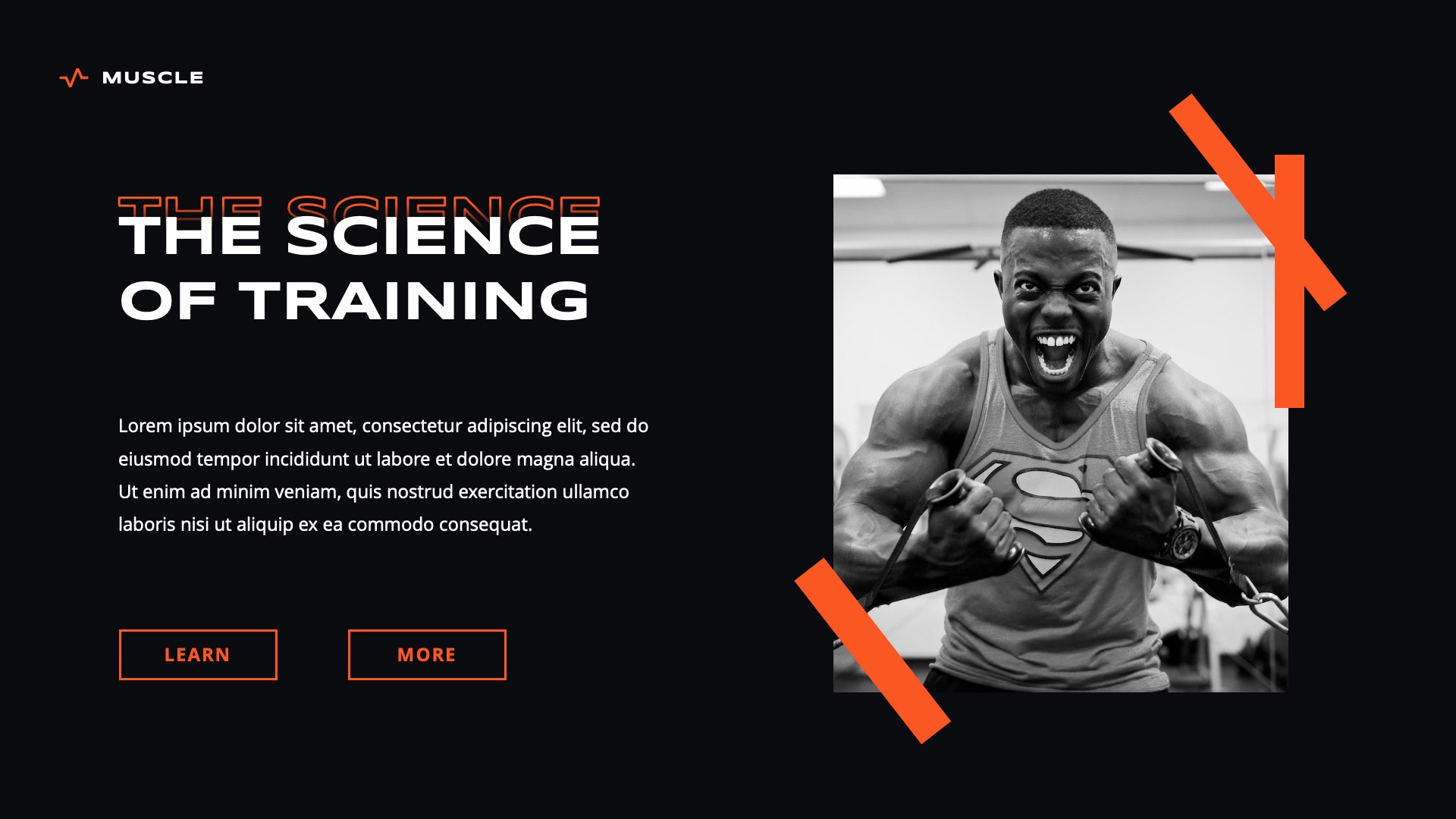 Muscle - Gym and Fitness Presentation Keynote, Presentation Templates