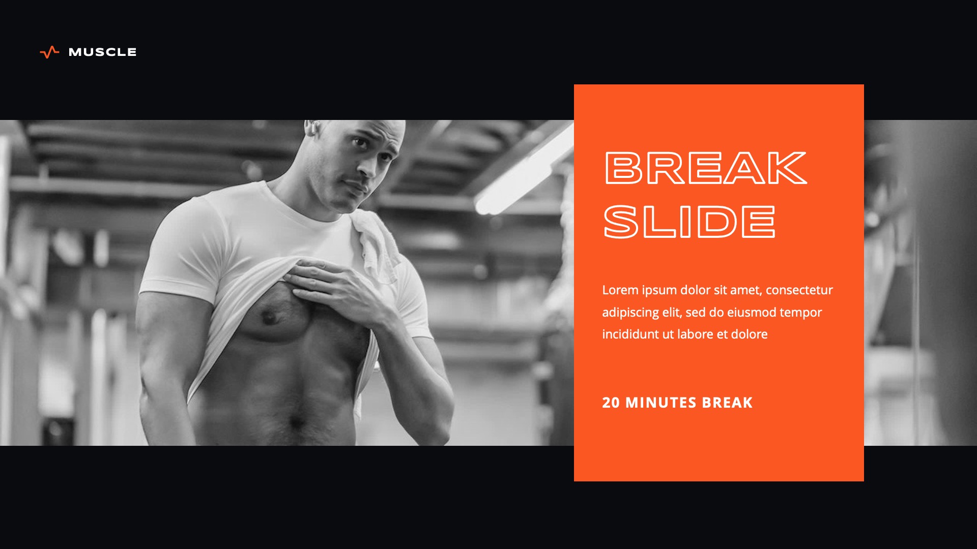 Muscle - Gym and Fitness Presentation Keynote, Presentation Templates